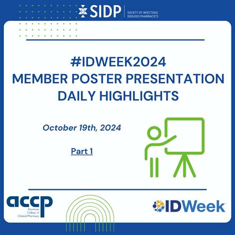 Society Of Infectious Diseases Pharmacists Sidp On Linkedin Part 1