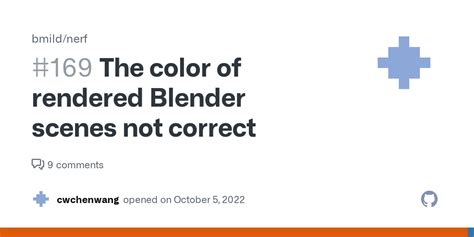 The Color Of Rendered Blender Scenes Not Correct Issue Bmild Nerf GitHub