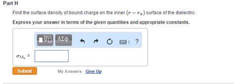 Solved An Isolated Spherical Capacitor Has Chargeq On Its