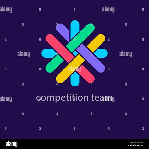 Unique Competition Team Logo Modern Design Color Social Balance Bar