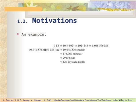 Ppt Chapter 1 Introduction 11a Brief Overview Parallel Databases And Grid Databases 1