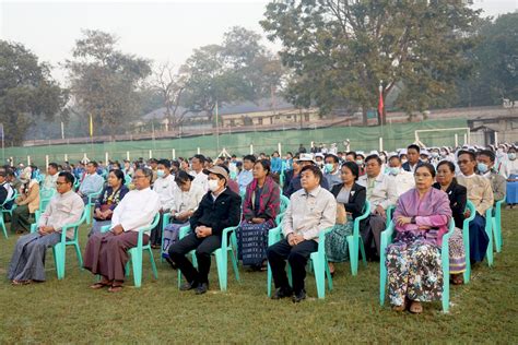 တိုင်းဒေသကြီးအစိုးရအဖွဲ့ဝန်ကြီးချုပ် ဦးတင့်လွင် ၇၆ နှစ်မြောက် ပြည်ထောင်စုနေ့သဝဏ်လွှာဖတ်ကြားပ