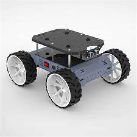 Rover 4wd Johnson Series 1 Diy Robotic Metal Chassis Kit Agarwal Electronics