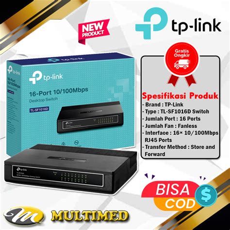 Jual TP LINK Switch HUB 16 Port Shopee Indonesia