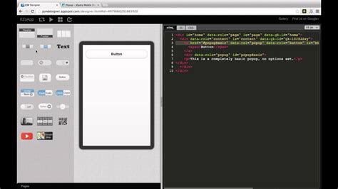 Jquerymobile Add Popup Component Youtube