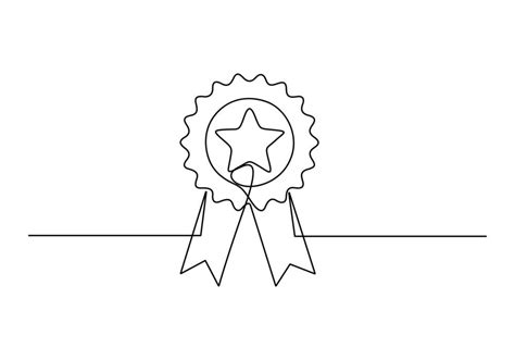 Award Line Drawing Vector Art Icons And Graphics For Free Download