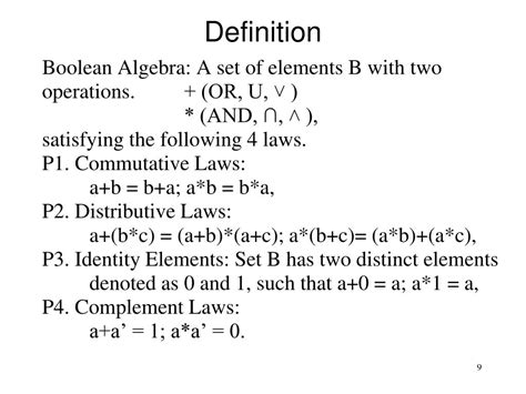Ppt Cse 20 Lecture 7 Boolean Algebra Ck Cheng 4 21 2011 Powerpoint Presentation Id 1413948