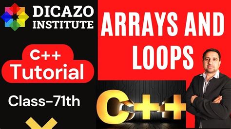 arrays and loops c tutorial in hindi full course class 71 dicazo institute youtube