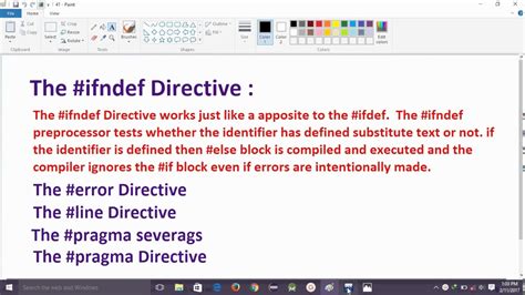 Preprocessor Directive In C 41 Youtube