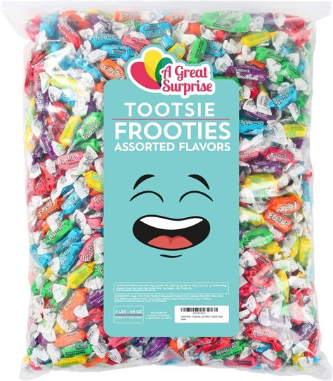 Tootsie Frooties Assorted Flavored Taffies 3 Lb Bulk Candy Tootsie
