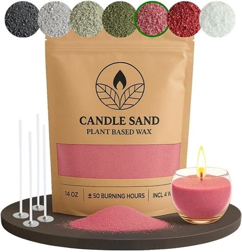 Comforder Scented Candle Sand With Wicks Pearled Candle