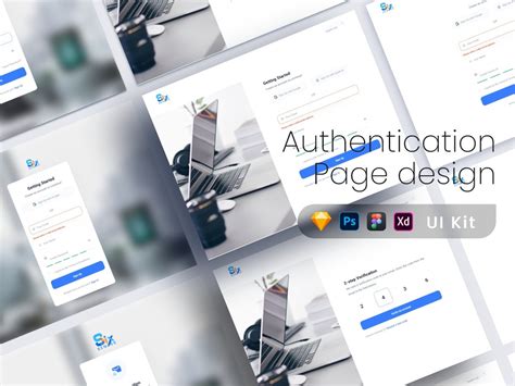 Dribbble Authentication Page Design Ui Kit 387725 By Majed Rahman