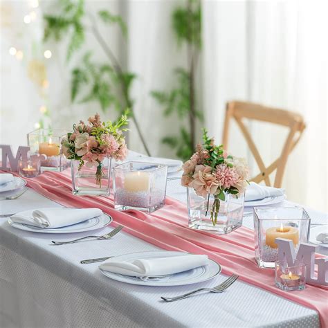 Square Glass Vase Centerpiece Ideas Ifg Wholesale Wedding Table Vases