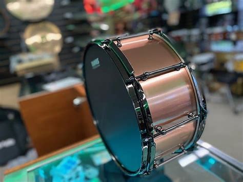 Custom Built 14 Copper Snare By KC Drum Shop Reverb