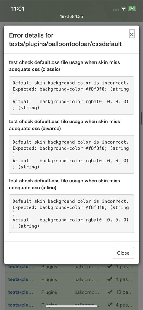 randomly failing test tests plugins balloontoolbar cssdefault · issue 3486 · ckeditor