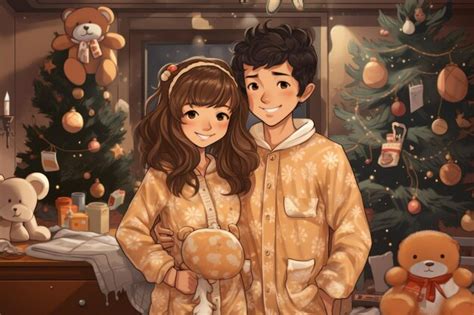 Premium Ai Image Holiday Pajamas Generative Ai