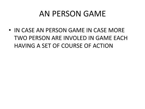 Game Theory Ppt