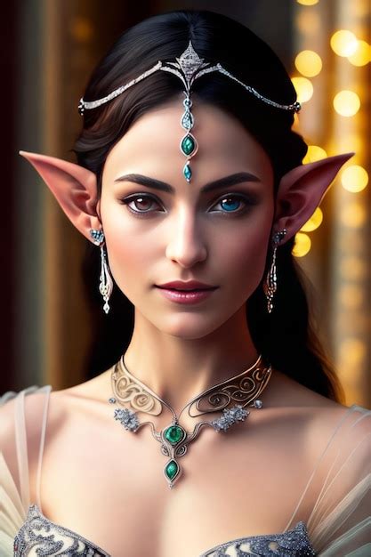 Premium Photo Fantasy Elf Princess Woman
