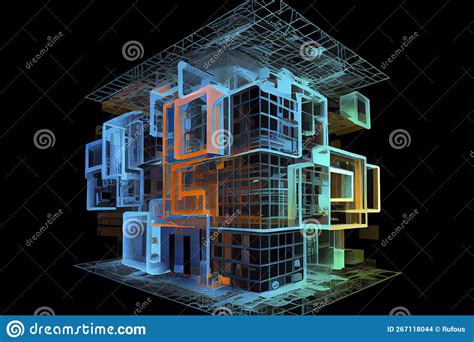 Software For Programming Smart Home Systems Stock Illustration