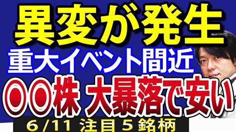 米経済失速？米cpiとfomcのダブルイベントで、日本株式市場薄商い。今後の株価推移に要警戒 Youtube