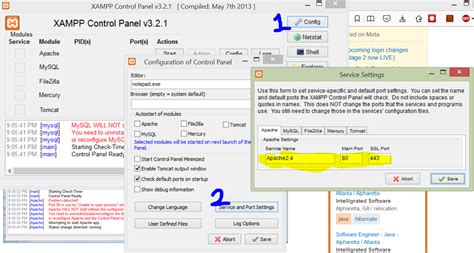 Apache Xampp Control Panel Unnecessary Warning Stack Overflow