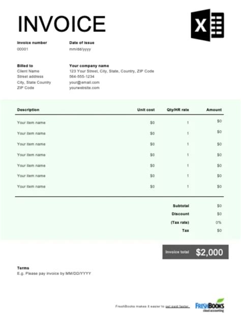 How To Create An Excel Invoice Template 3 Free Templates