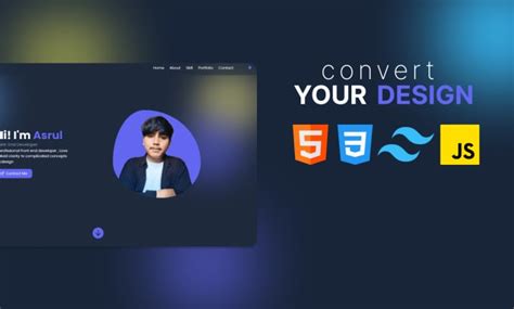 Convert Your Design To Htmlcssjavascript By Lviathann Fiverr