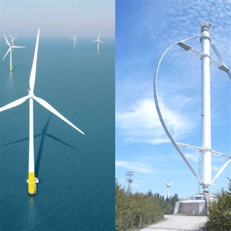 On The Left A Typical Offshore Horizontal Axis Wind Turbine Hawt On Download Scientific