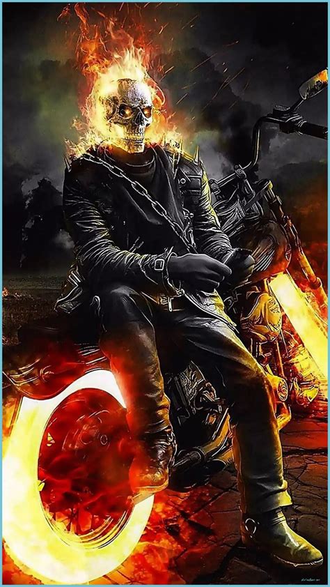Ghost Rider Face Wallpaper