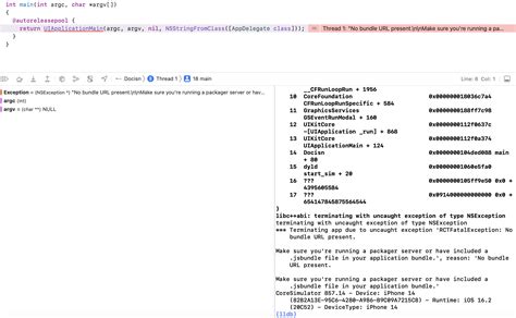 Launch Issue With Macos Ventura Xcode 14 Ios 16 Simulator · Issue
