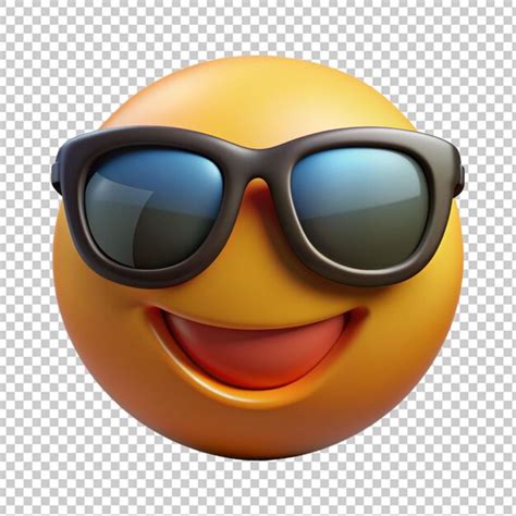 Premium Psd 3d Cool Emoji Sunglasses Emoji
