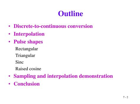 Ppt Interpolation And Pulse Shaping Powerpoint Presentation Free Download Id 2031931