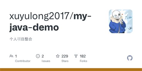 Github Xuyulong My Java Demo