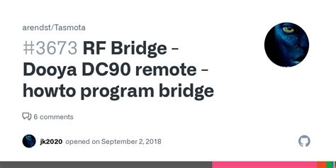 Rf Bridge Dooya Dc90 Remote Howto Program Bridge · Issue 3673 · Arendsttasmota · Github