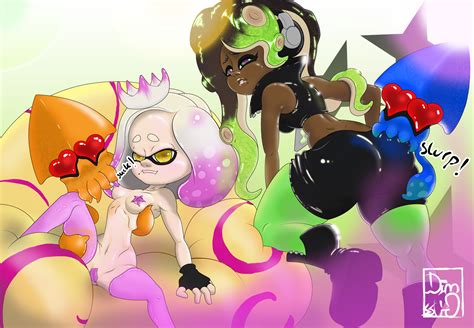 Pearl And Marina By Djinnguss Hentai Foundry