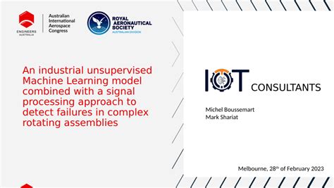 Pdf Presentation Of The Article An Industrial Unsupervised Machine