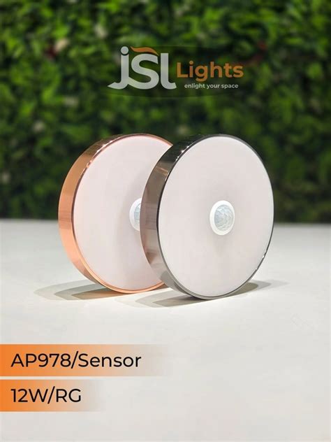 Ap978 12w Sensor Round Surface Diffuser Panel Light