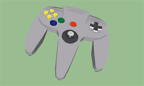 Evans Papercraft Blog N64 Controller