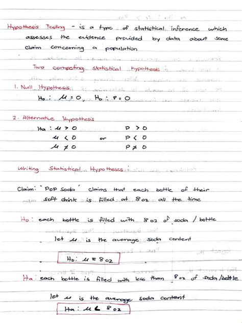 SOLUTION Hypothesis Testing Studypool