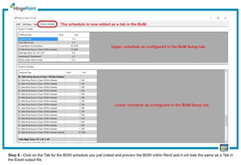 Revit Add Ons BOM To Excel Version 2 0 Released Reports Tables Quantities