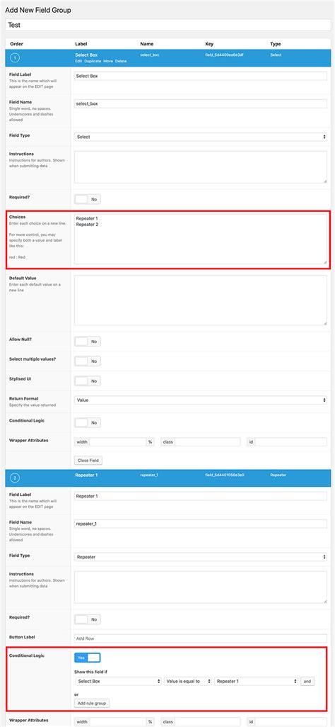 Php How To Display Repeater Field In A Select Field Using Advanced Custom Field Stack Overflow