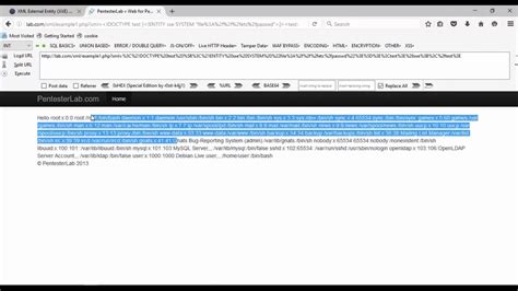 Xml External Entity Xxe Or Xml Injection Web For Pentester Youtube