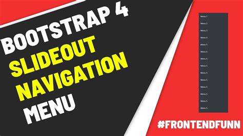 Bootstrap Slide Out Menu At Eric Pulido Blog