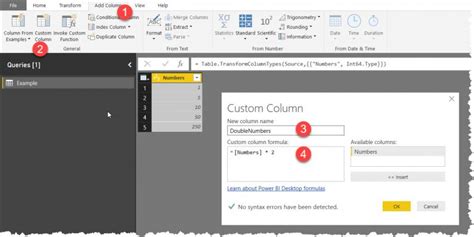 Define Data Type While Creating Custom Column BI Gorilla