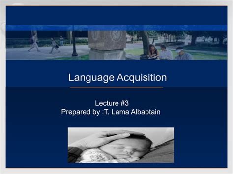 Cognitive And Language Development Pptx