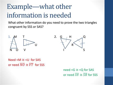Ppt Triangle Congruence By Sss And Sas Powerpoint Presentation Free Download Id 2838445
