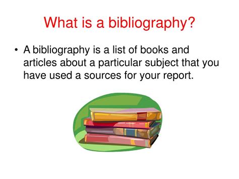 PPT Bibliography PowerPoint Presentation Free Download ID