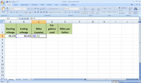 How To Calculate Gas Mileage In Excel Techwalla Excel Microsoft Excel Gas Mileage