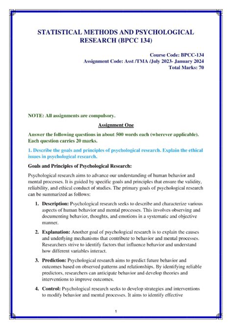 IGNOU BPCC 134 Solved Assignment 2023 24 English Medium IGNOU Solved Assignment 2024 25