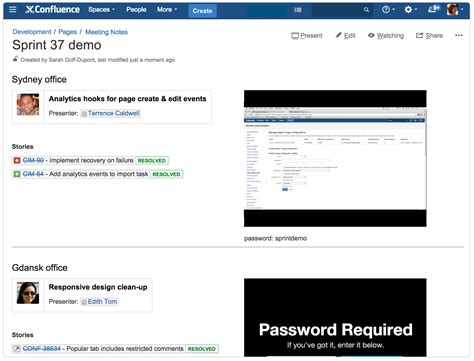 Create Sprint Retrospective And Demo Pages Like A Boss Confluence Data Center 101